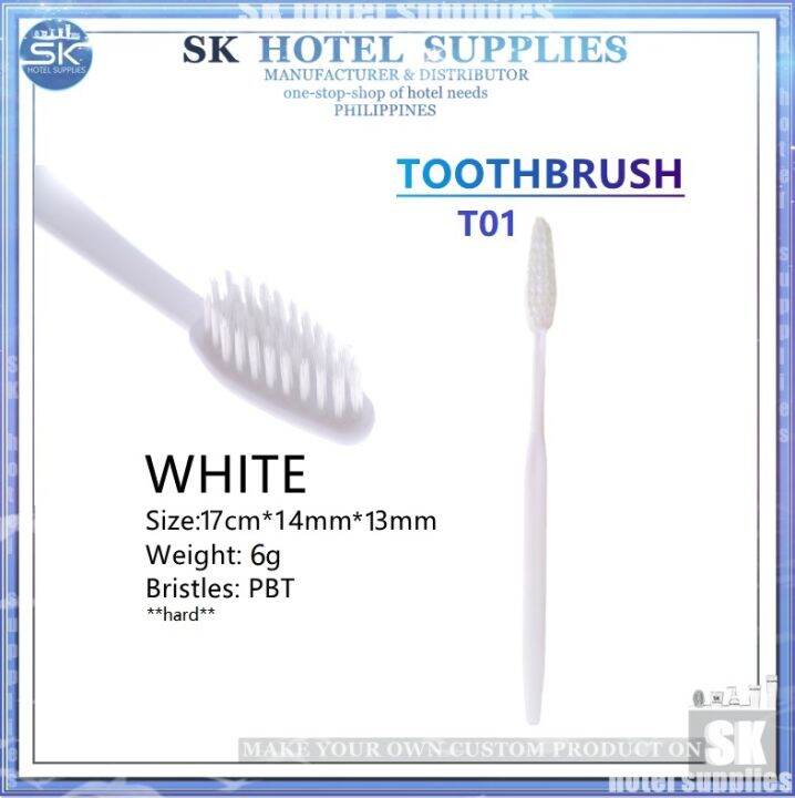 Hotel Amenities Toothbrush-01 with 3G toothpaste (100 pcs) | Lazada PH