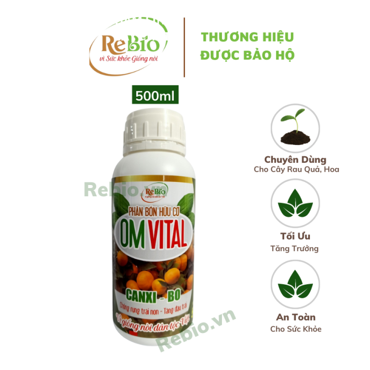 Phân bón hữu cơ CANXI BO 500ml: Ch.ố.ng rụng trái non, tăng đậu trái, sử dụng cho cây ăn trái ...