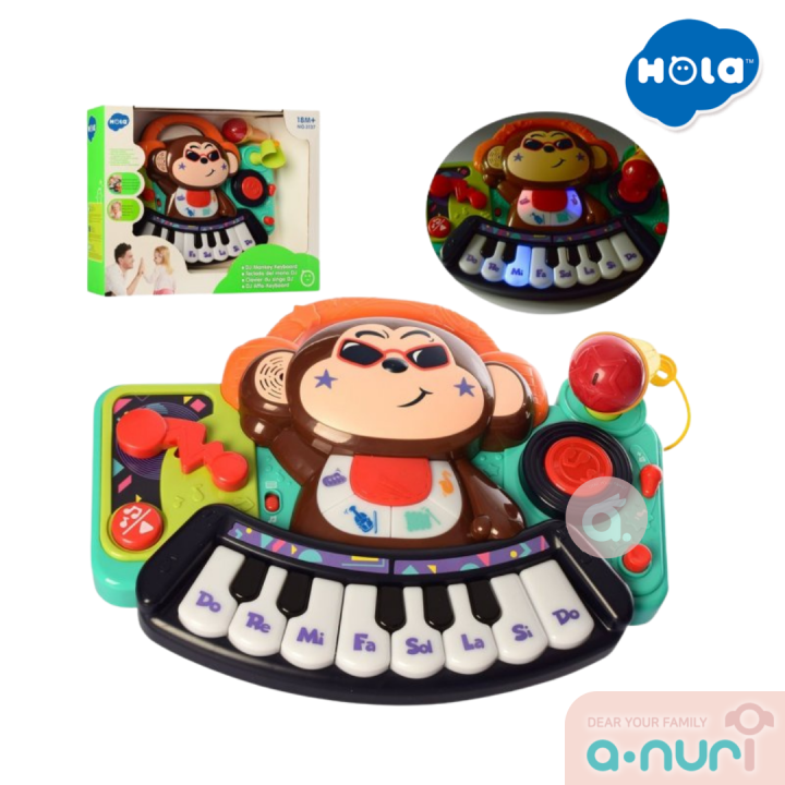 Hola (Huile toys) แบรนด์แท้ เปียโนดีเจมังกี้ DJ monkey Keyboard เปียโน ... Hola (Huile toys) แบรนด์แท้ เปียโนดีเจมังกี้ DJ monkey Keyboard เปียโน ...