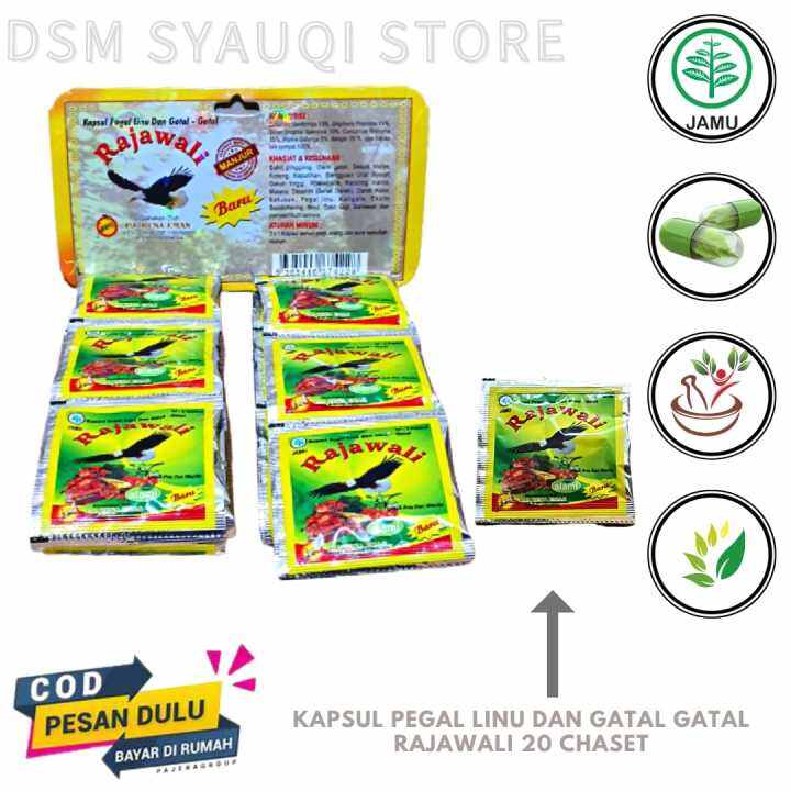 Jamu Pegal linu | Obat Gatal | Eksim 1 Renceng Isi 20 Chaset | Kapsul ...