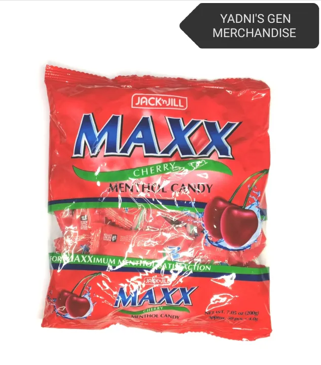 Maxx Cherry Menthol Candy 200g 50pcs x 4.0g | Lazada PH