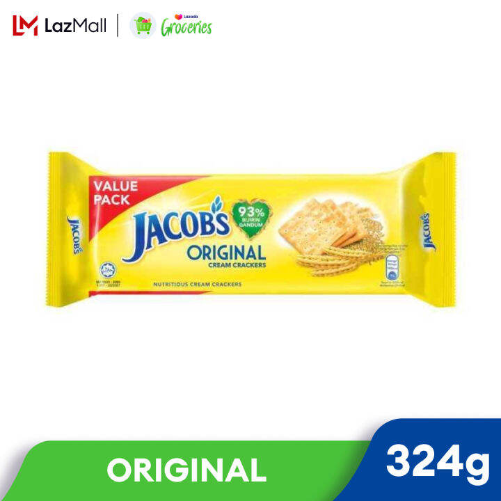 JACOBS CREAM CRACKER BISCUITS VALUEPACK 324g | Lazada