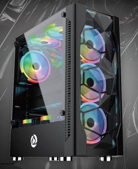 Inplay Meteor 3 Tempered Glass Gaming Desktop PC case Black | Lazada PH