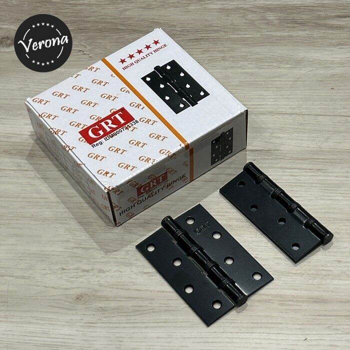 Engsel Bearing/Engsel Pintu GRT Black 4"x3" | Lazada Indonesia