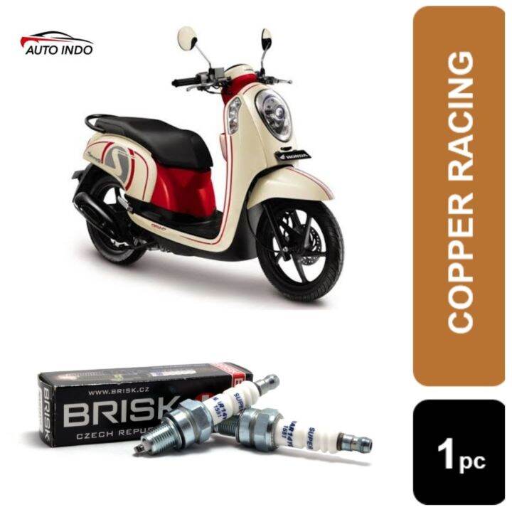 Busi Motor Racing Honda Scoopy Busi Brisk Copper Racing AR12C 100% Ori ...