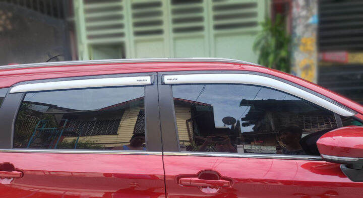 Toyota Veloz Rain Gutter Door Visor Window Visor [Solid Two Tone ...