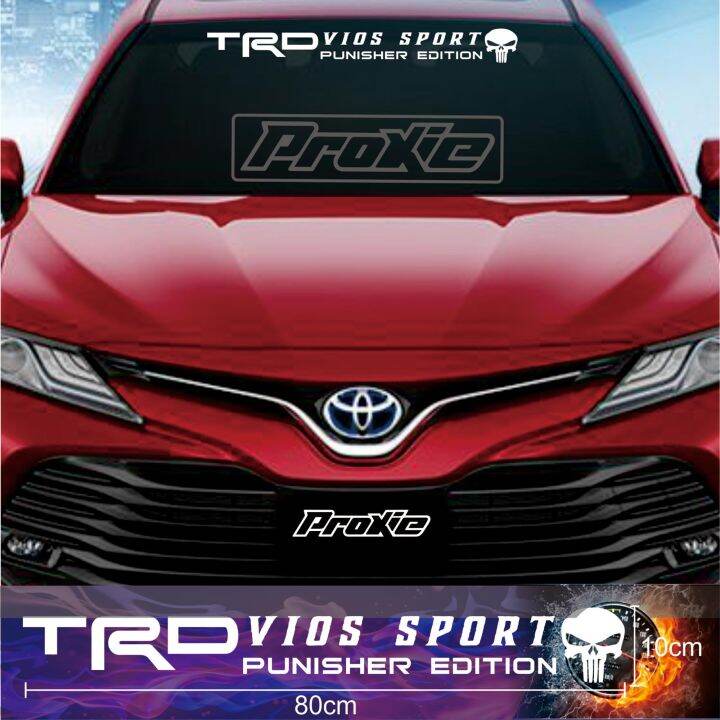 Cutting sticker mobil TRD VIOS SPORT stiker vios kaca stiker mobil vios ...