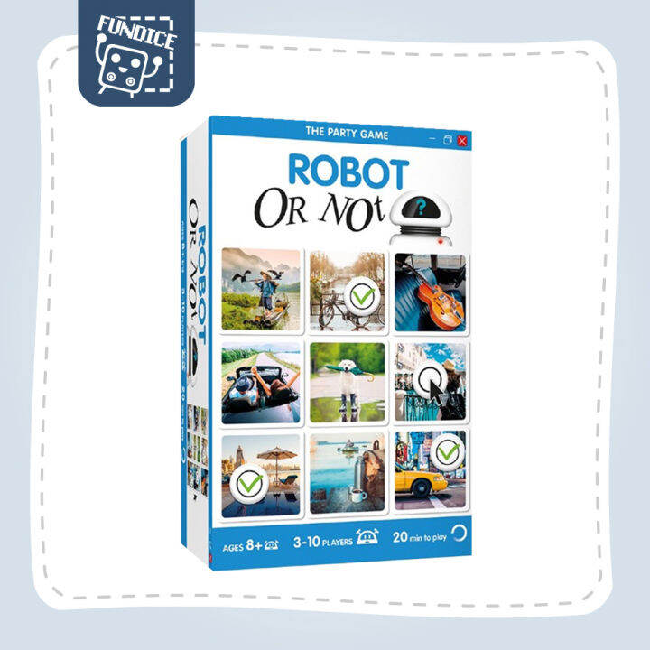 Fun Dice: ROBOT OR NOT Board Game | Lazada.co.th