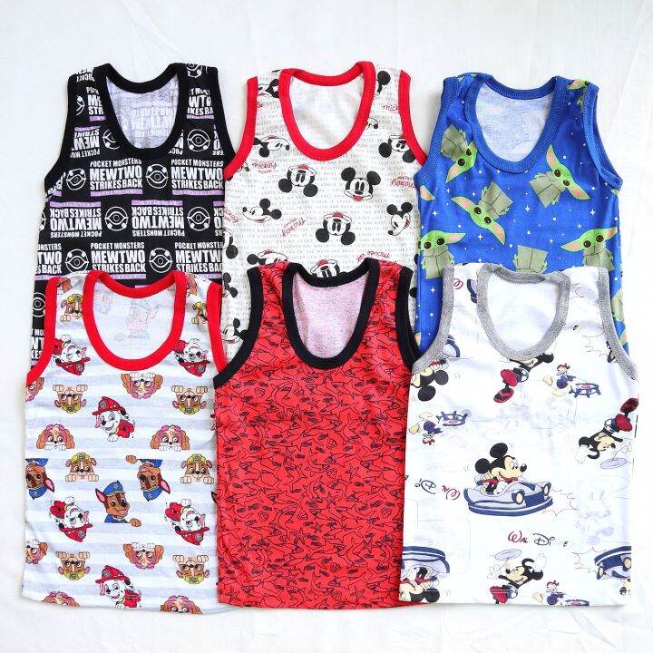 Cotton Sando for Kids Boys 1 to 10 years old Cotton Sando Random ...