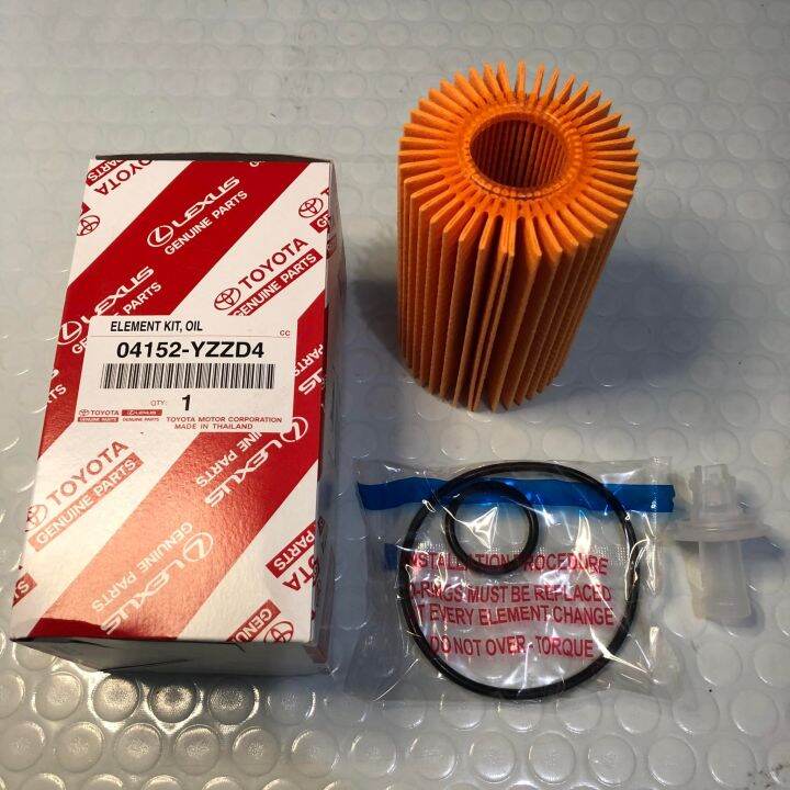 GENUINE TOYOTA OIL FILTER ELEMENT FOR LAND CRUISER LC200/SEQUOIA (04152 ...