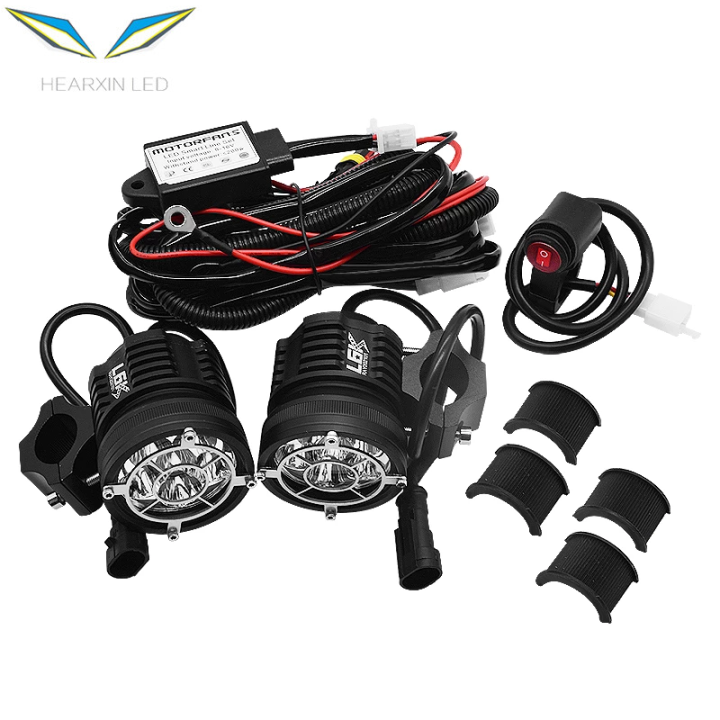 ไฟหน้ามอเตอร์ไซค์ LED L6K,อุปกรณ์เสริม DRL ไฟตัดหมอก Led 12-80V ...