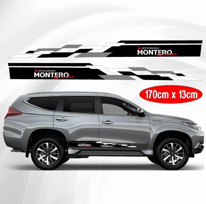 MITSUBISHI MONTERO SPORTS BODY DECALS CUT OUT VINYL DECALS FOR MONTERO ...