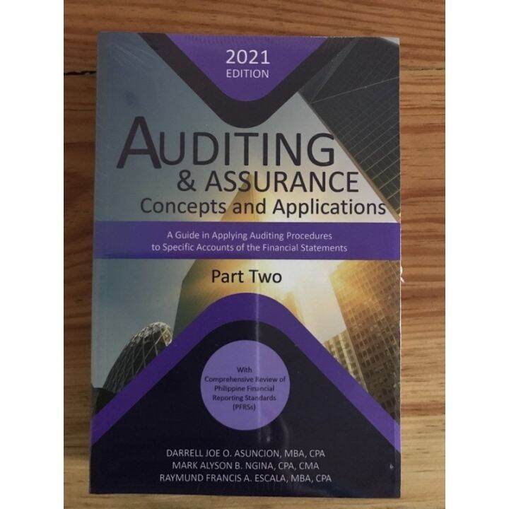 Books Auditing And Assurance Concepts And Applications 2021 Ed By