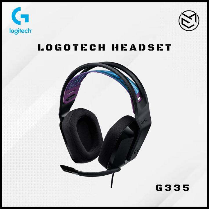 Logitech G335 Wired Gaming Headset, with Flip to Mute Microphone, 3.5mm ...