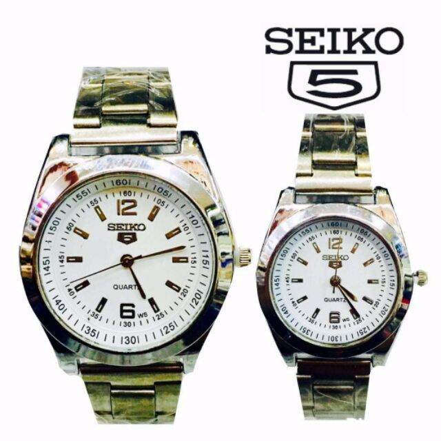 seiko 5 couple watch fashion steel analog | Lazada PH
