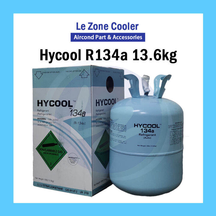 Hycool R134a Gas R134 Gas Car Gas Kereta Gas Aircond Gas 13.6kg | Lazada