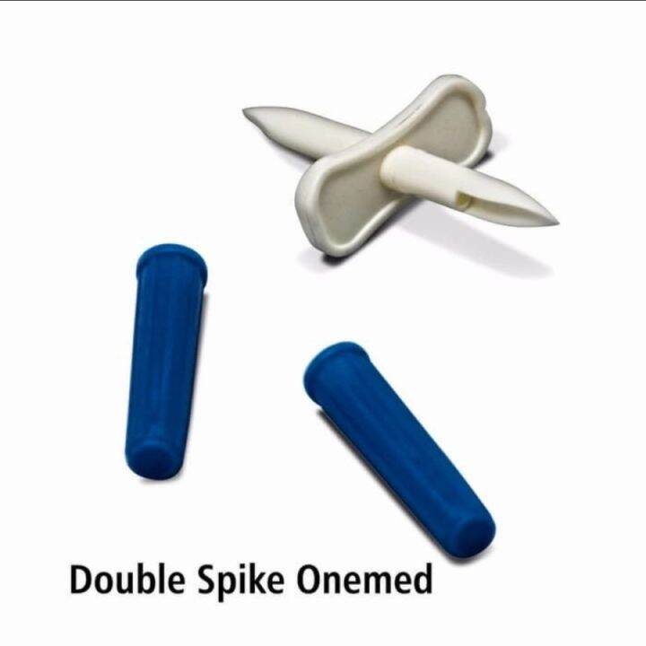 ONEMED double spike infusion sterile pembuka cairan infus transofix ...