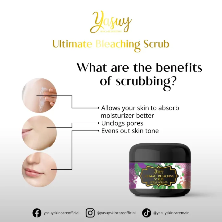 Yasuy Ultimate Bleaching Scrub | Lazada PH