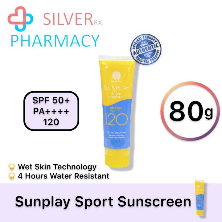 Sunplay Sport Sunscreen SPF 50+ [80g/ 30g] | Lazada