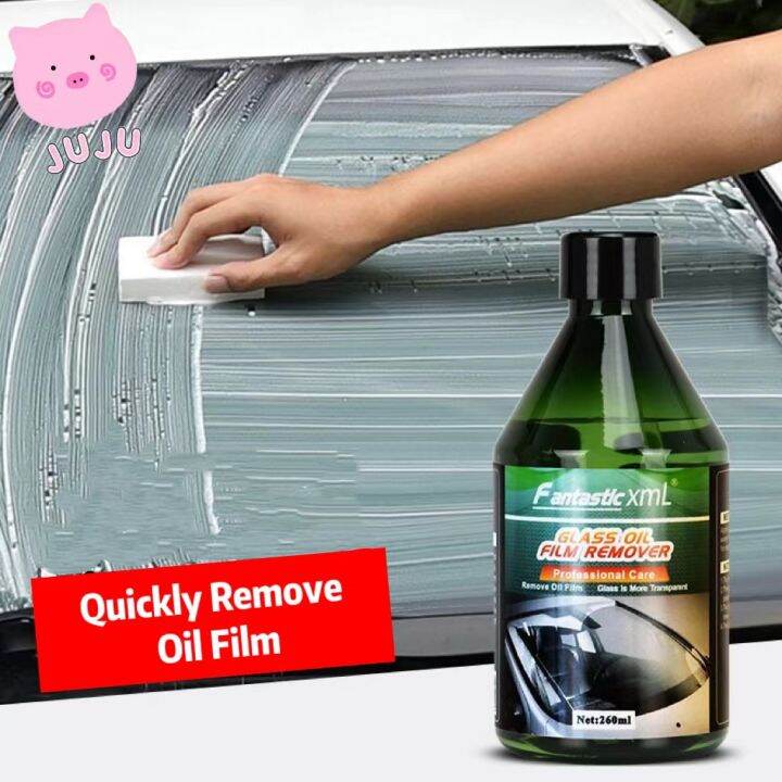 260ML Car Windscreen Removes Oil & Watermark Glass Cleaner Stain Mark ...