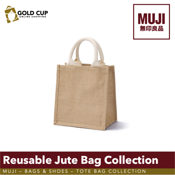 MUJI Reusable Jute Bag (Jute My Bag - Bags and Shoes - Tote Bag Collection) | Lazada PH