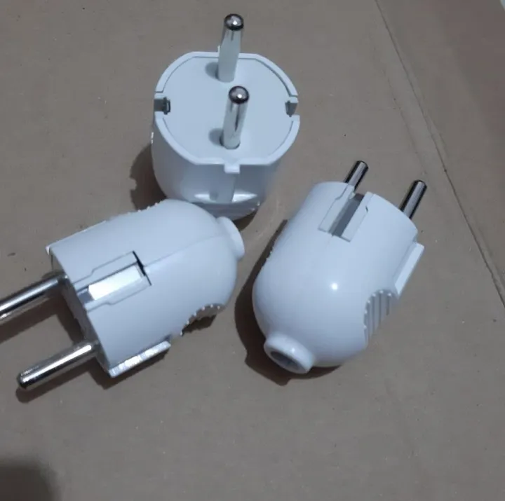 STEKER COLOKAN ARDE BULAT DV-SAB01 PUTIH/STAKER COLOKAN 2 LUBANG/KONTRA ...