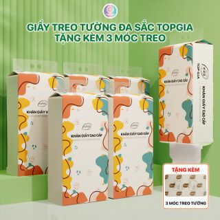Giấy vệ sinh treo tường top gia thùng 4 bịch