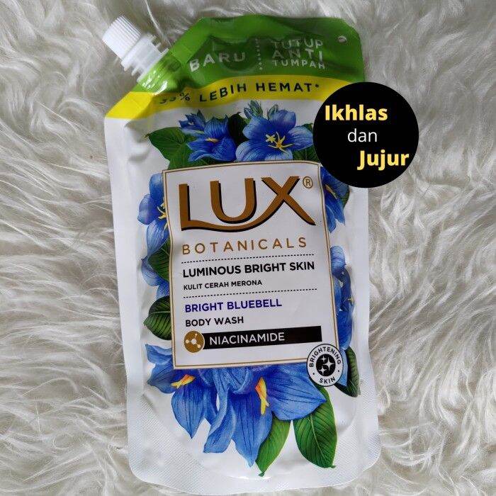Lux Botanicals Bright Bluebell 400 Ml Body Wash Niacinamide Refill | Lazada Indonesia