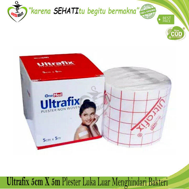 Ultrafix Plester Luka Onemed Perban Penutup Luka Non Woven | Lazada ...