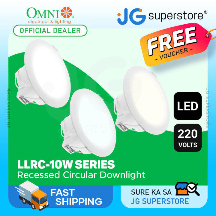 OMNI LED 4" 10W 220V Recessed Circular Downlight with 120 Degree Beam ...