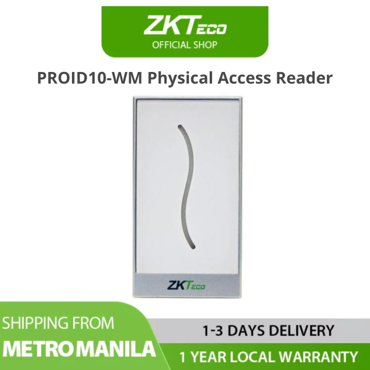 ZKTeco ProID Series Reader For Indoor or Outdoor Applications Card ...