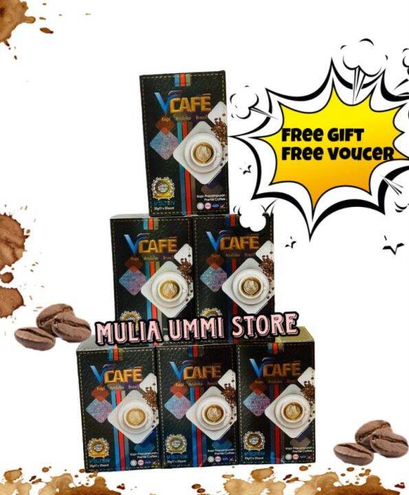 Volten Vcafe Brazilian Arabica Coffee / Kopi Arabica Vcafe (20 sachets ...