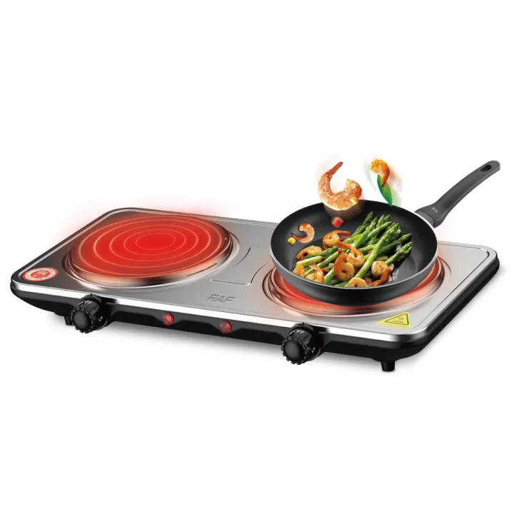 Double-head electric ceramic furnace Induction cooker Double furnace ...