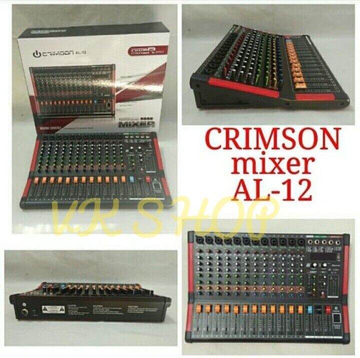 MIXER AUDIO CRIMSON AL 12 BLUETOOTH 12 CHANNEL | Lazada Indonesia