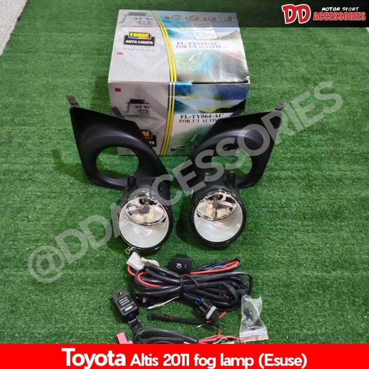 ราคาพิเศษ!!! สปอร์ตไลท์ ตัดหมอก Altis 2011 2012 2013 ขอบดำ งานไต้หว้น ...