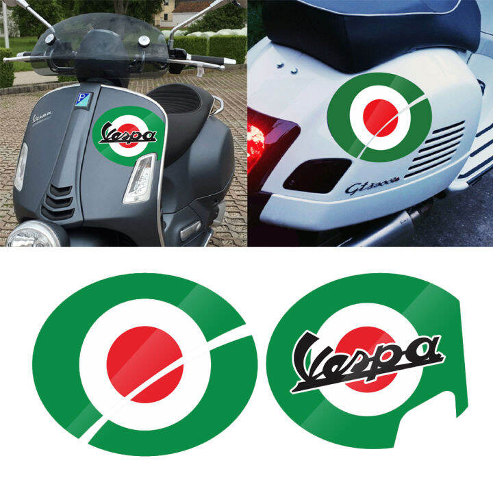 Motorcycle MOD Italy Decal Case Fairing Panel Sticker for Vespa GTS 300 ...