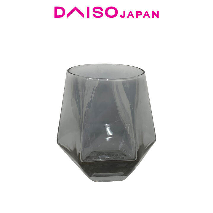 Daiso Aurora Black Hexagonal Drinking Glass | Lazada PH
