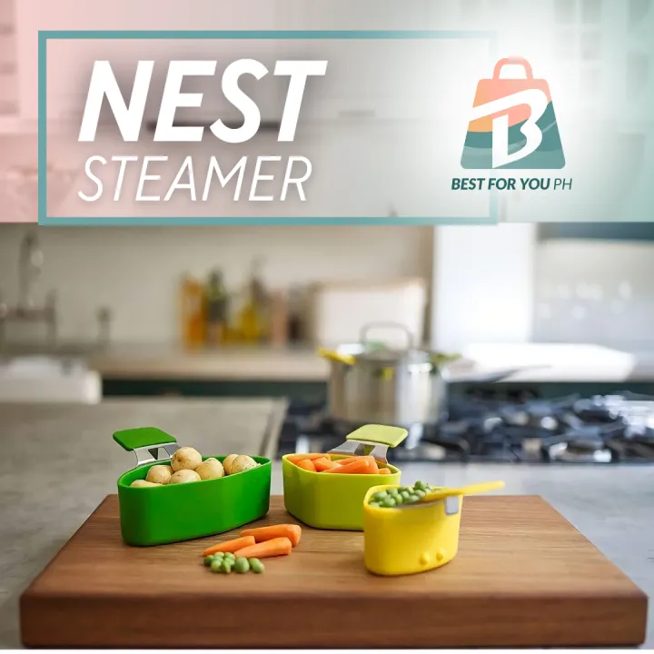 Mini Steamer 3 Piece Nest Steaming Pod Set | Lazada PH