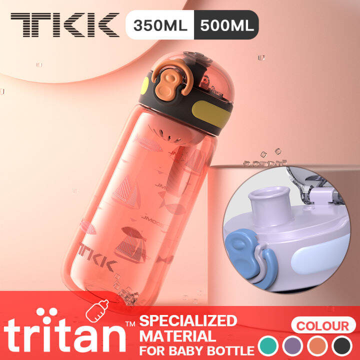 TKK Botol Minum 350Ml/500Ml Botol Air Minum Tritan Bebas BPA, Anti Bocor dan Satu Klik, Kendi ...