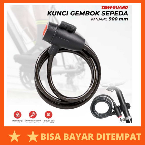 Kunci Gembok Sepeda Anti Maling Lock / Alat Kunci Gembok Pengaman ...