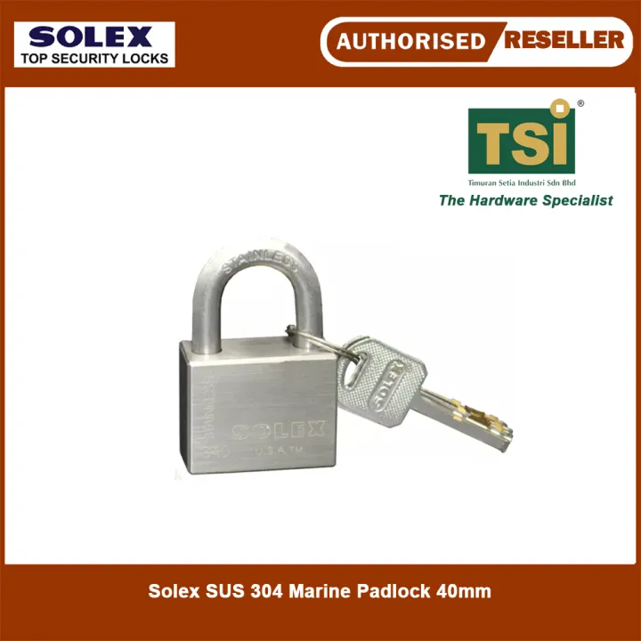 Solex SUS 304 Marine Padlock 40mm / 50mm | Lazada