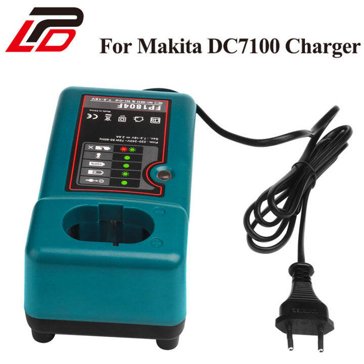 เครื่องชาร์จ Makita 7.2V-18V Ni-MH แบตเตอรี่ NI-CD DC1804 DC1414T ...