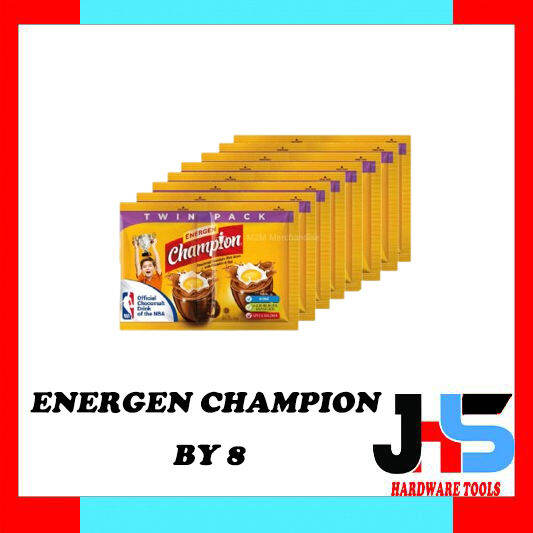 JHS ENERGEN CHAMPION TWIN PACK 60G ( BUNDLE BY 8) | Lazada PH