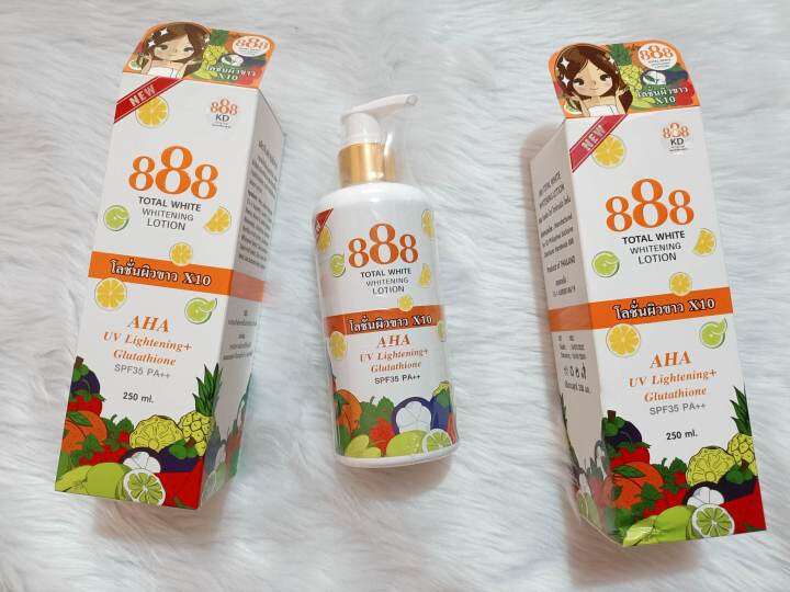 888 TOTAL WHITE 10X WHITENING LOTION 250ml | Lazada PH