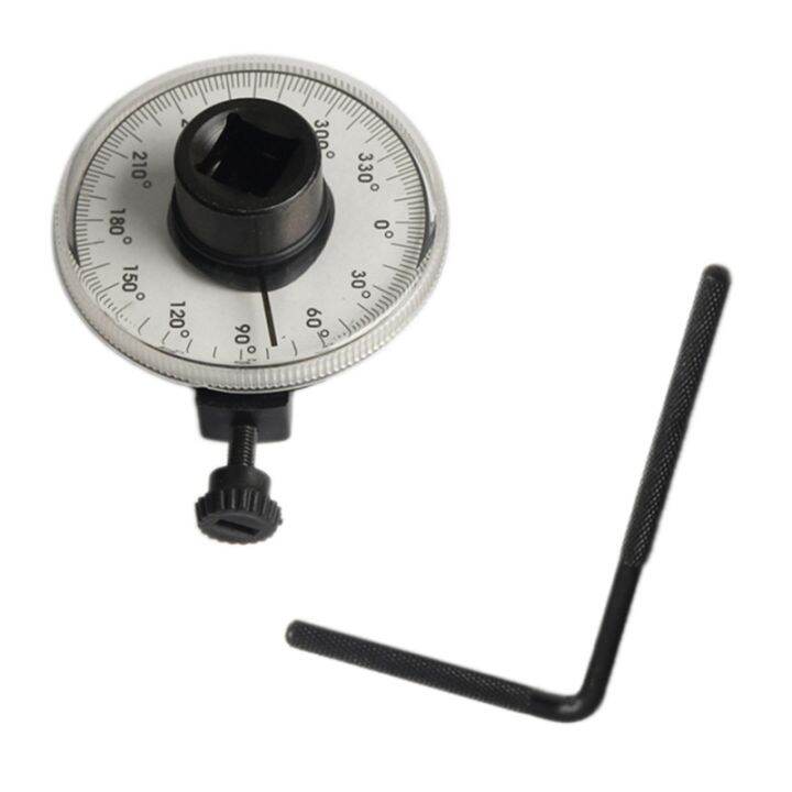 1/2 Torque Indexer Angle Gauge with Clamps Torque Angle Meter Pointer ...