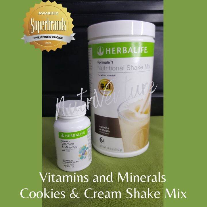 AUTHENTIC Formula1 Nutritional Shake Mix and Formula 2 Vitamins and ...