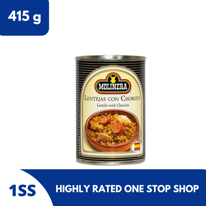 Molinera Lentils With Chorizo, 415g | Lazada PH