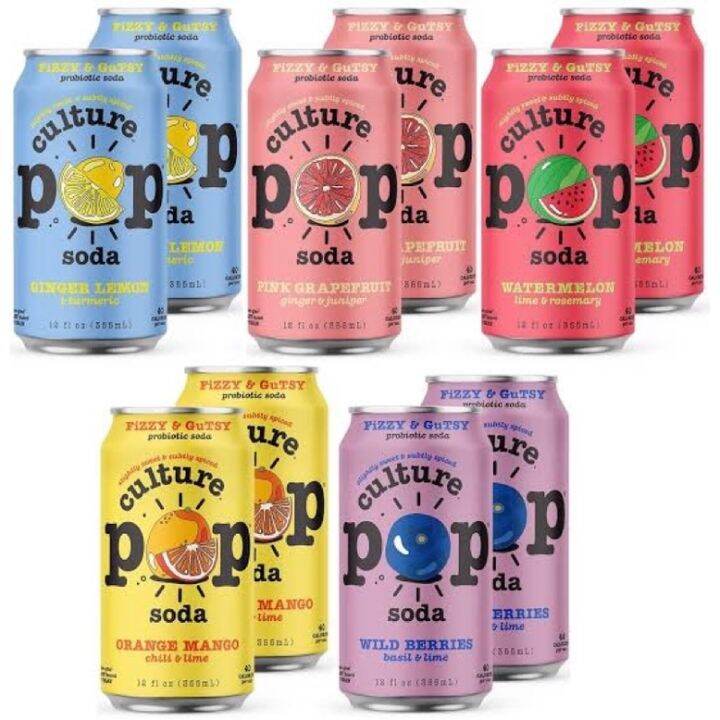 Culture Pop Sparkling Probiotic Soda | Lazada PH