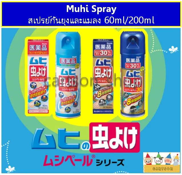 Muhi Spray มุฮิสเปรย์กันยุงและแมลง | Lazada.co.th