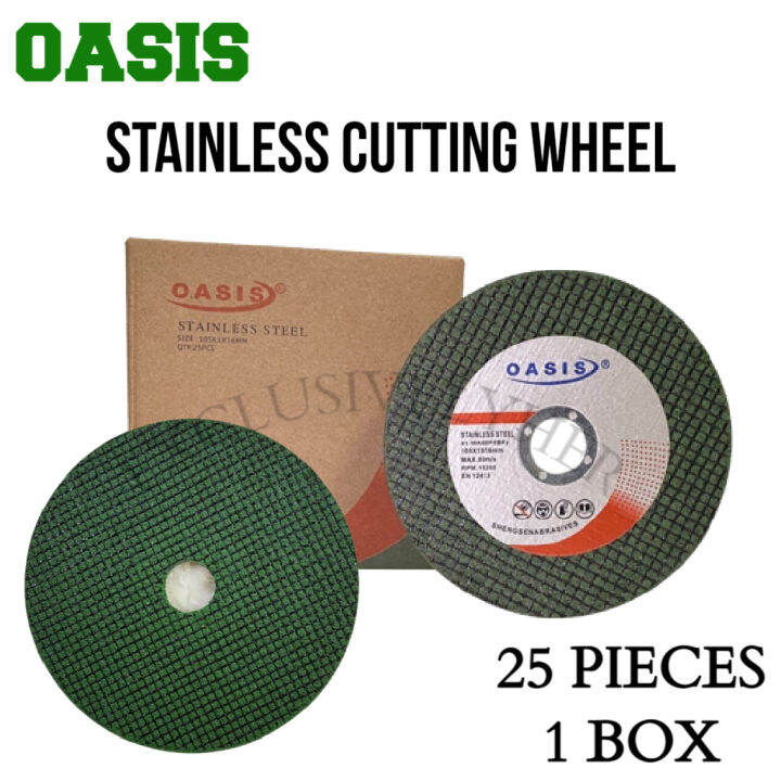 OASIS CUTTING DISC ORIGINAL FOR ANGLE GRINDER 25PCS 1 BOX | Lazada PH